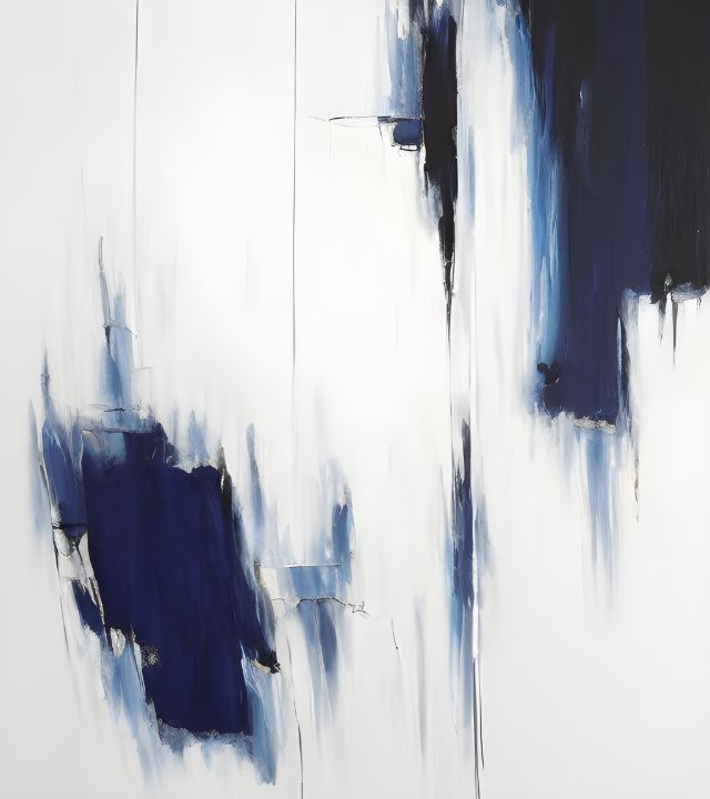 Blue Streak - Bob Wardrop - Paintings & Prints, Abstract, Other ...