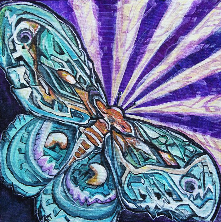 Cecropia Moth - Larry Calabrese Art - Paintings & Prints, Animals ...