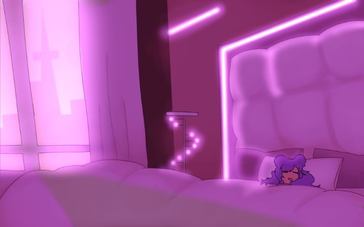 Sleeping in Purple - ART WITH LOVE - Digital Art & AI, Childrens Art ...