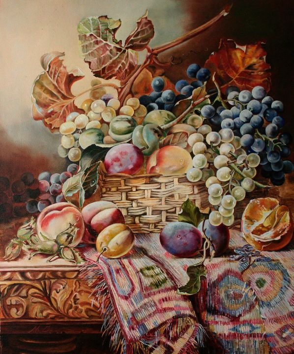 still life with a carpet - still life - Paintings & Prints, Still Life ...