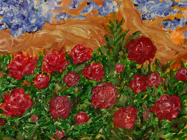 Delirious - Pepper Girl Art - Paintings & Prints, Flowers, Plants ...