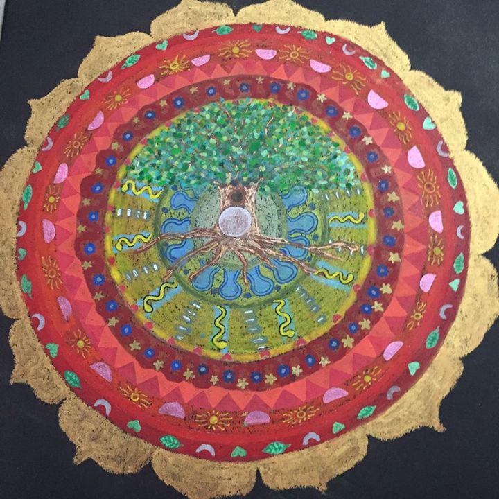 Grounding Mandala - Healing Mandalas - Paintings & Prints, Religion ...