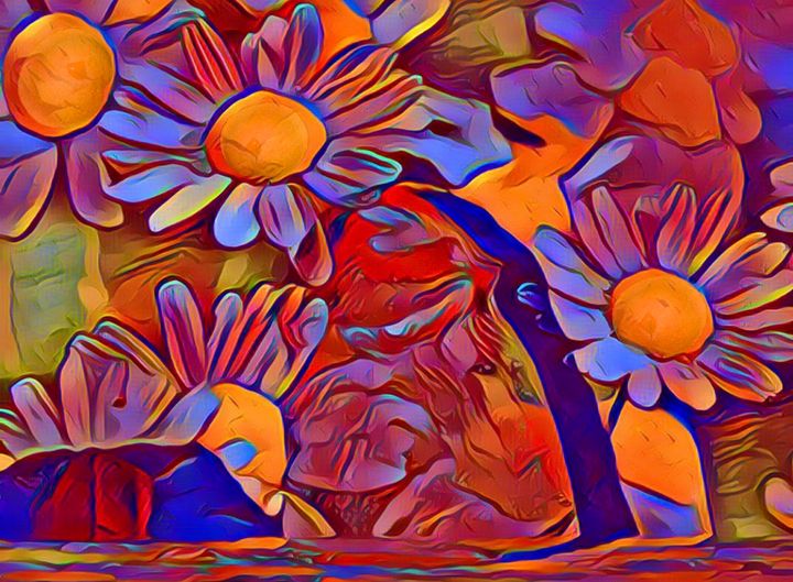 Flowers 2 - Diablo Dickasso Designs - Digital Art & AI, Flowers, Plants ...