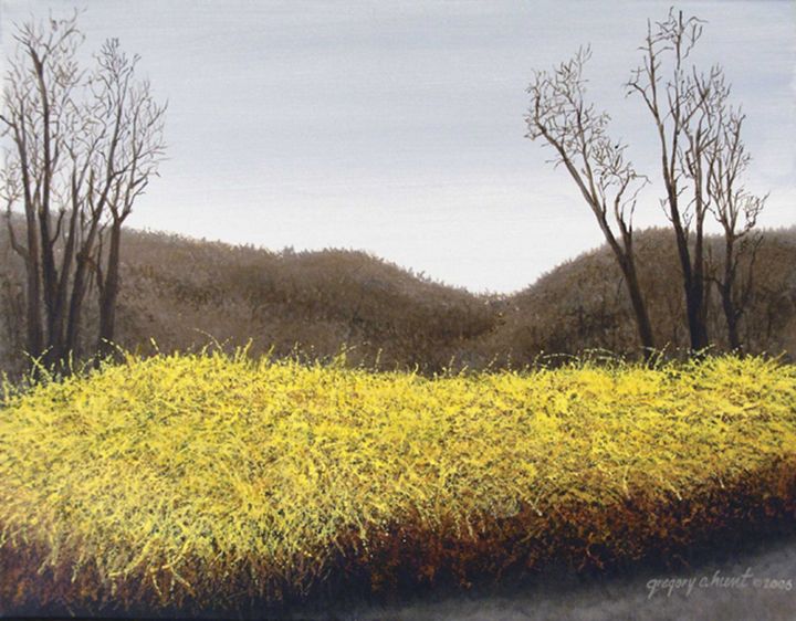 Forsythia - Greg Hunt Paintings - Paintings & Prints, Landscapes ...