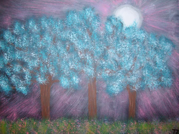 Serenity - Tamala Winstead - Paintings & Prints, Flowers, Plants ...