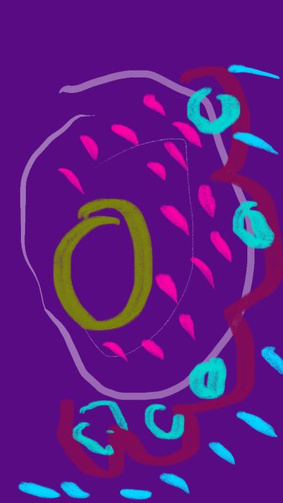 Violent colours calm centre - brushwithbenefit - Digital Art & AI ...