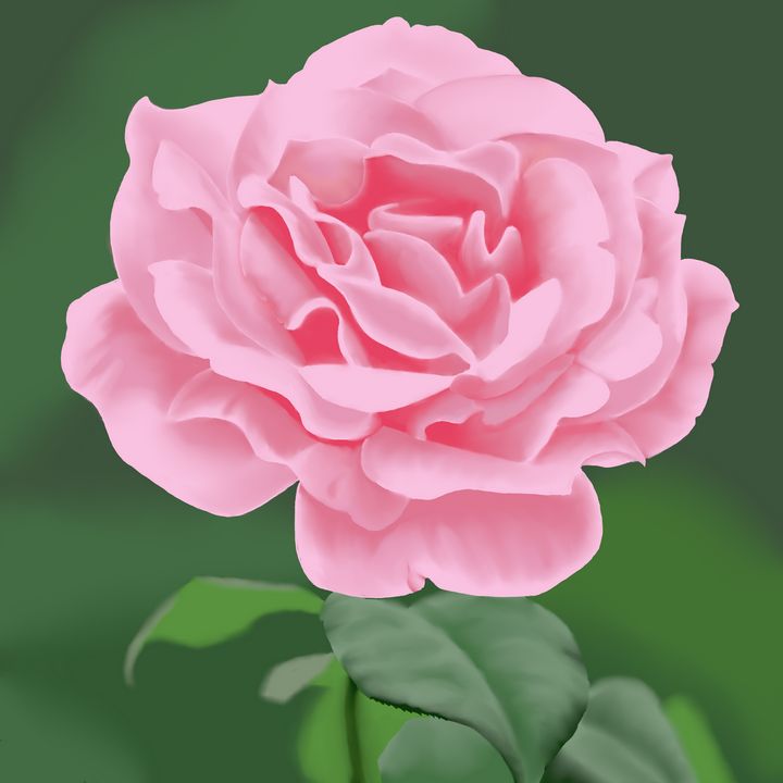 Rose - Fay Palmer Media - Digital Art & AI, Flowers, Plants, & Trees ...