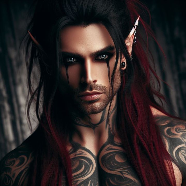 Sexy Dark Elf - Manda Panda Digital AI Art - Digital Art & AI, Fantasy & Mythology, Magical ...