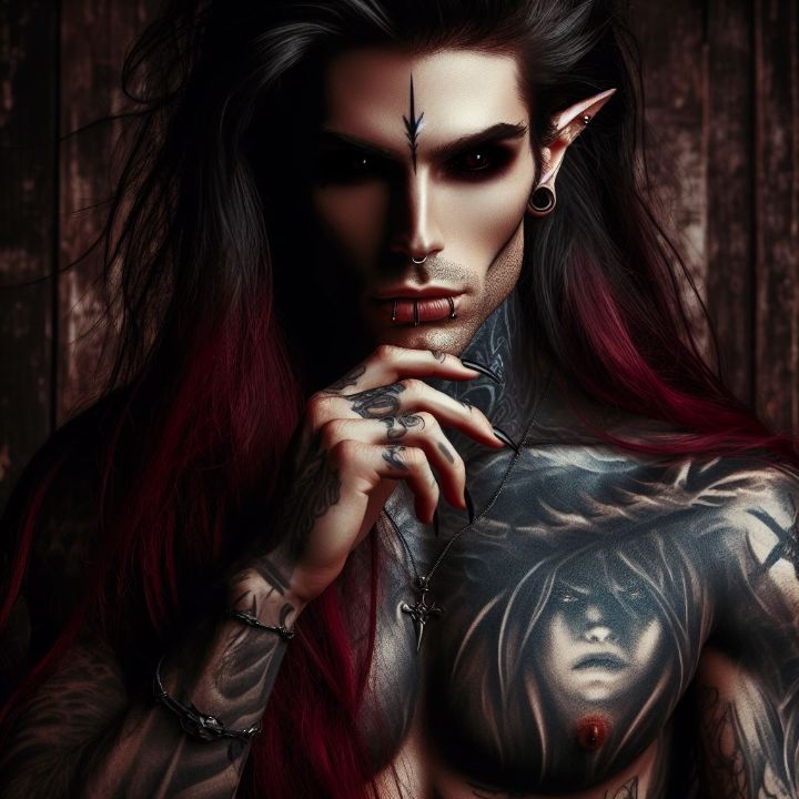 Sexy Dark Elf - Manda Panda Digital AI Art - Digital Art & AI, Fantasy & Mythology, Magical ...