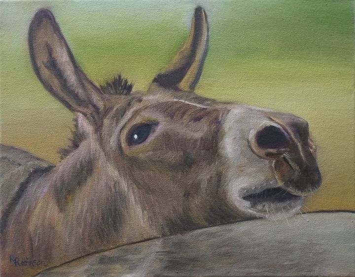 Rex the mule - Randy Robinson Art - Paintings & Prints, Animals, Birds ...
