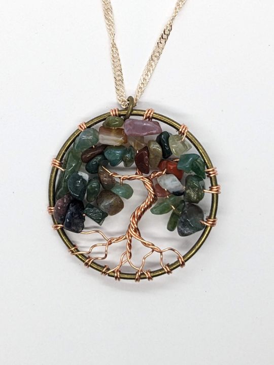 Bonsai Tree of Life - Fancy Jasper - Starfruit Sky - Jewelry, Necklaces ...