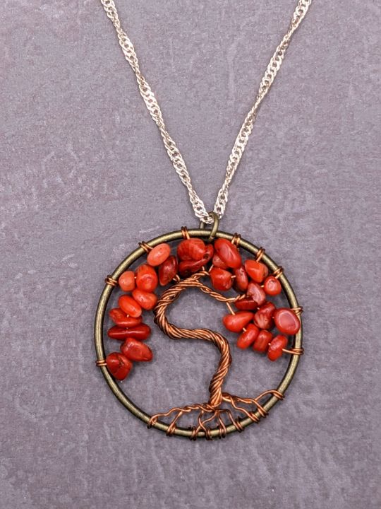 Bonsai Tree of Life: Red Coral - Starfruit Sky - Jewelry, Necklaces ...