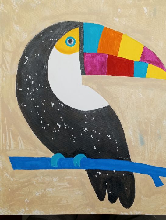 Tucan - Art by Jancel - Paintings & Prints, Abstract, Figurative - ArtPal