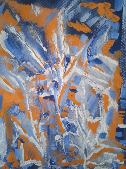 Birds - Art by Jancel - Paintings & Prints, Abstract, Landscape - ArtPal