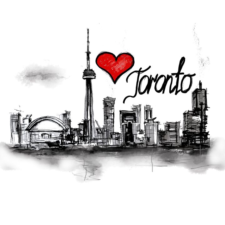 I love Toronto - My World - Drawings & Illustration, Buildings ...