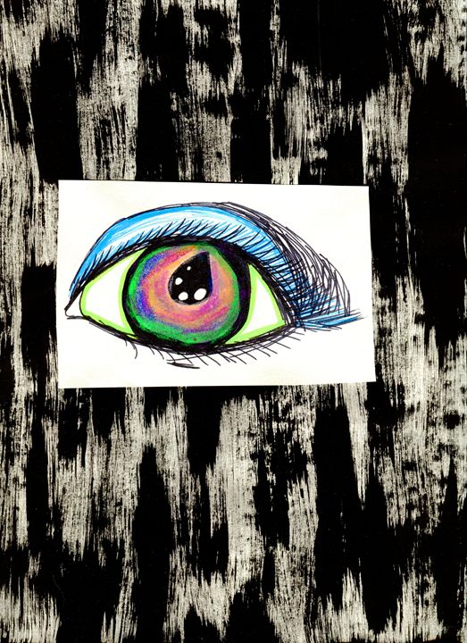 Monster Eye - Doodles - Drawings & Illustration, Abstract, Other ...