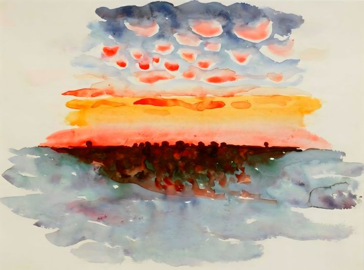 Georgia O’Keefe - Lake George - Timeless-Artworks - Paintings & Prints ...