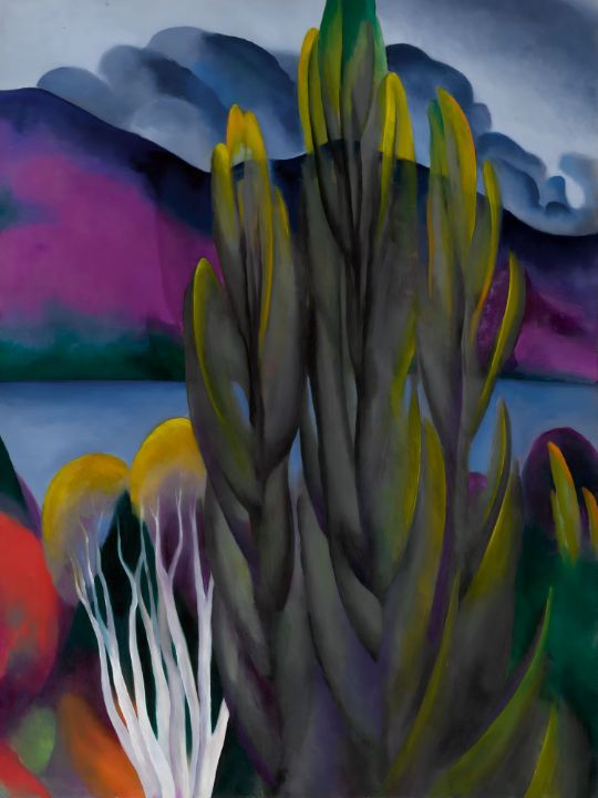 Lake George With White Birch, 1921 - Arts History - Paintings & Prints ...