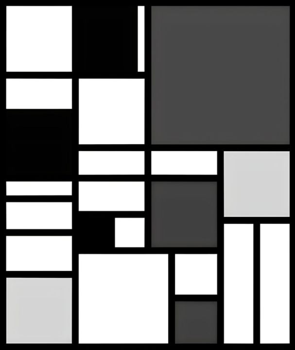 Mondrian Style, De Stijl - Arts History - Paintings & Prints, Abstract ...