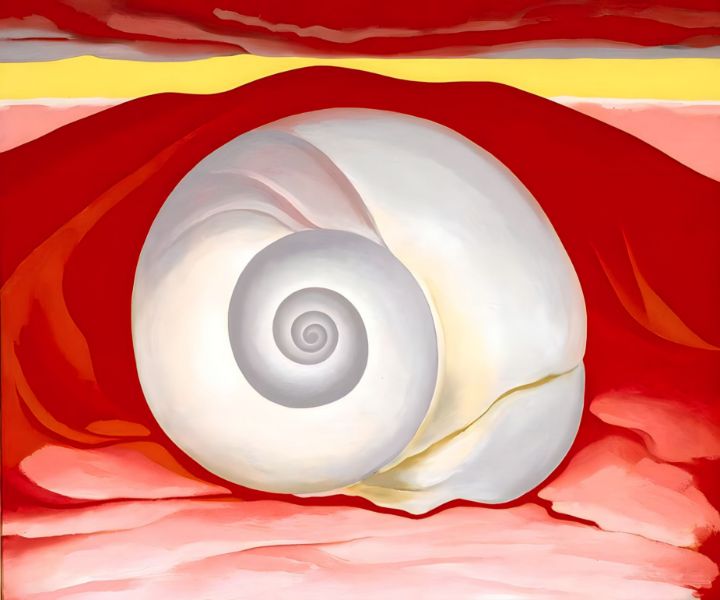 Red Hill and White Shell - Arts History - Paintings & Prints, Abstract ...