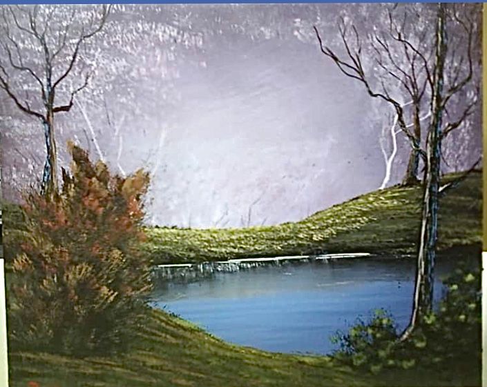 Hazy Night - Mike Reed - Paintings & Prints, Landscapes & Nature ...