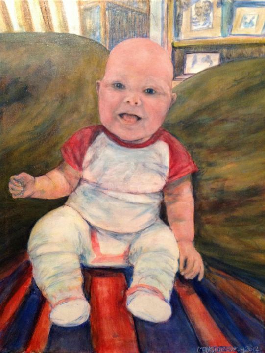 Kid - Mark Brazney - Paintings & Prints, People & Figures, Family ...