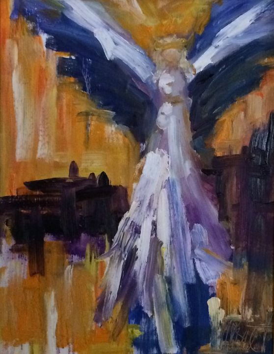 Ethereal Angel - Meredith Scott Art - Paintings & Prints, Abstract ...