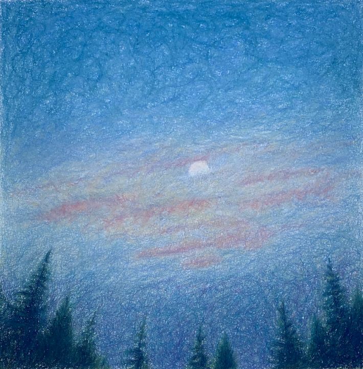 Pink Moon - Marc Cooper Prints - Paintings & Prints, Landscapes ...