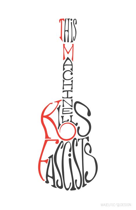 THIS MACHINE KILLS - red TMKF on wht - Maieutic Design - Drawings ...