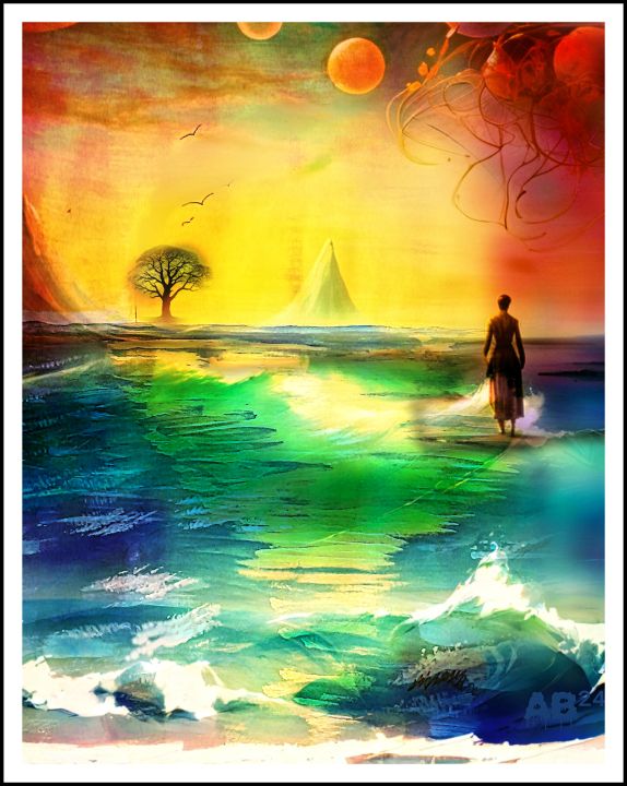 Exploring a New Land - Weslee Hetherington - Digital Art & AI, Fantasy ...