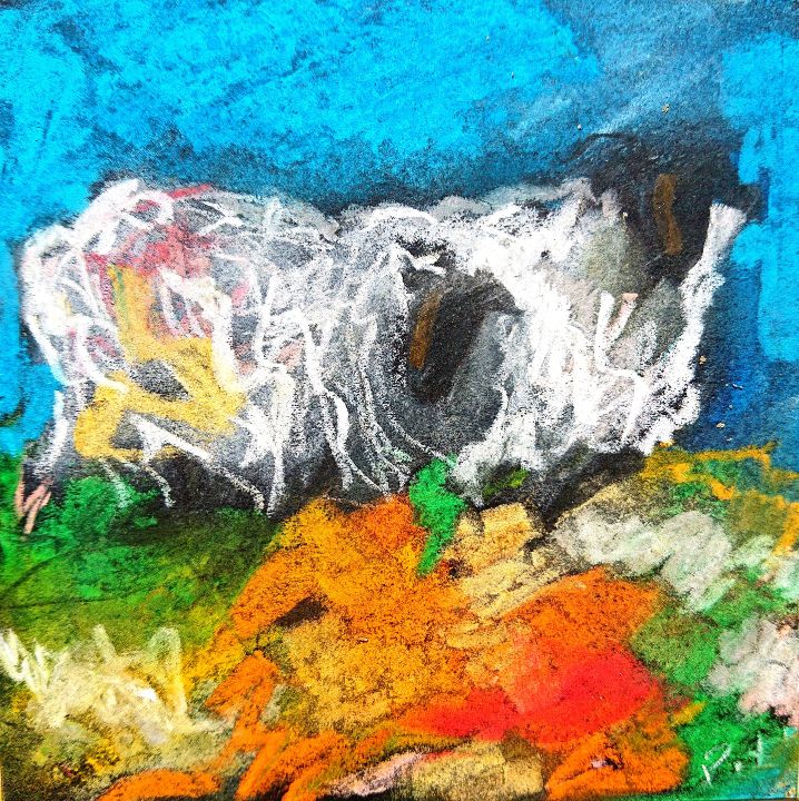 painting of Irish sheep - www.pixi-arts.com - Paintings & Prints ...