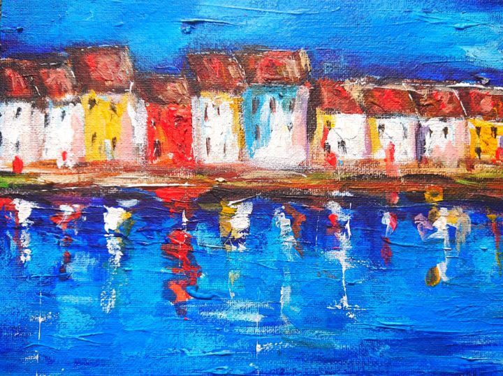 semi abstract art of galway ireland - www.pixi-arts.com - Paintings ...