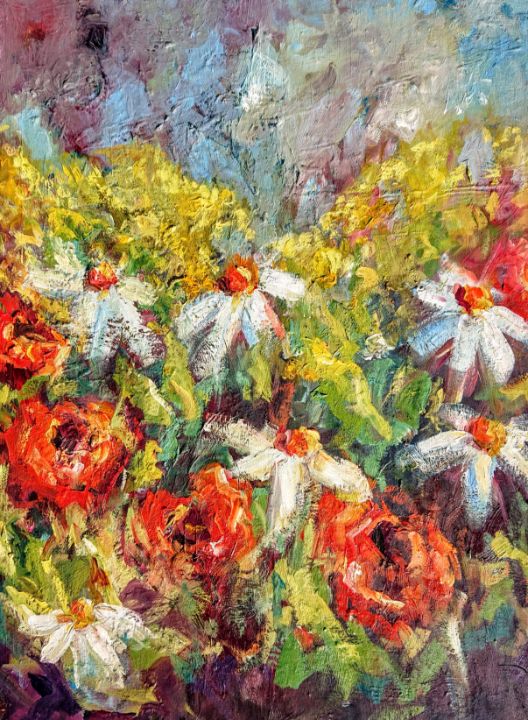 Impressionist flower paintings - www.pixi-arts.com - Paintings & Prints ...
