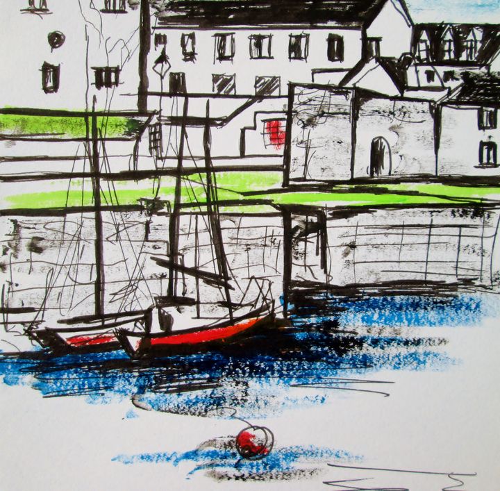 Sketch of galway 2019 - www.pixi-arts.com - Paintings & Prints ...
