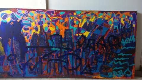 Claymore City - Scribz Pop Art - Paintings & Prints, Abstract ...