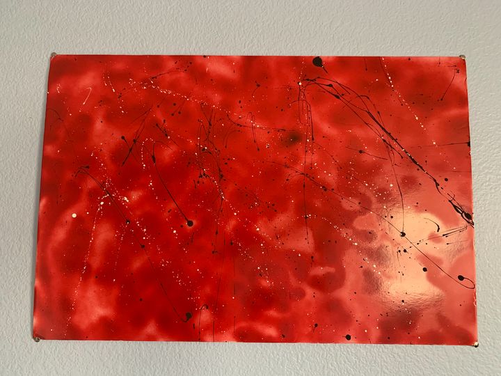 Lava Splatter - Mylez - Paintings & Prints, Abstract, Color - ArtPal