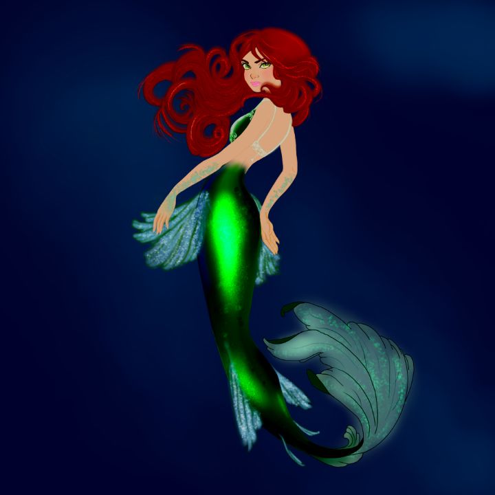 Ariel - Sahar - Digital Art & AI, Fantasy & Mythology, Dreamscapes - ArtPal