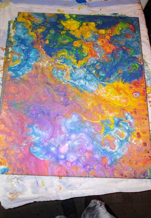 Summer element - Raymond Stubblefield - Paintings & Prints, Abstract ...