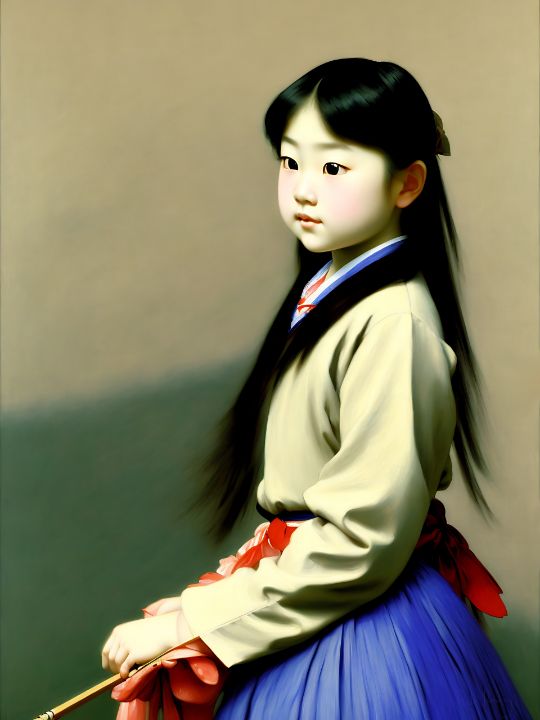 Young girl #1 Realism - Digital Hallucinations - Paintings & Prints ...