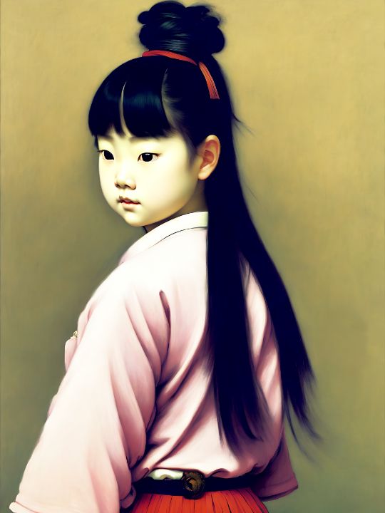 Young girl #2 Realism - Digital Hallucinations - Paintings & Prints ...