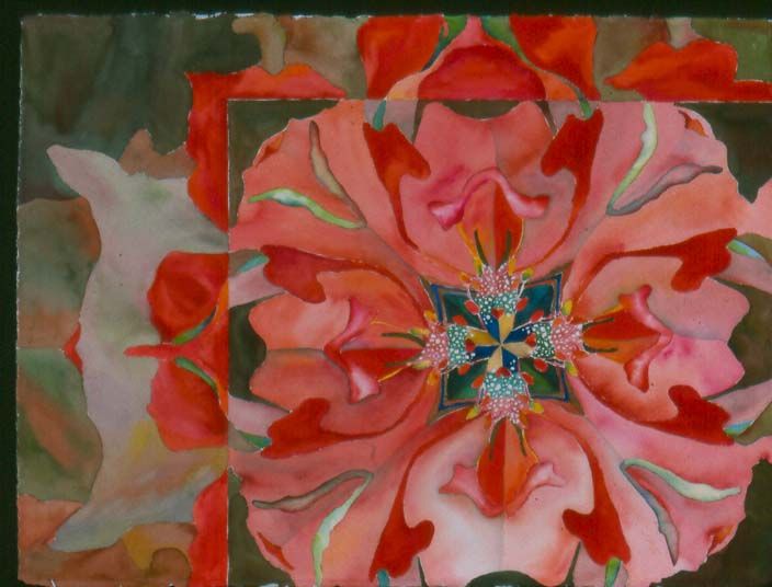 Segmented Rose - Joan Elion - Paintings & Prints, Flowers, Plants ...