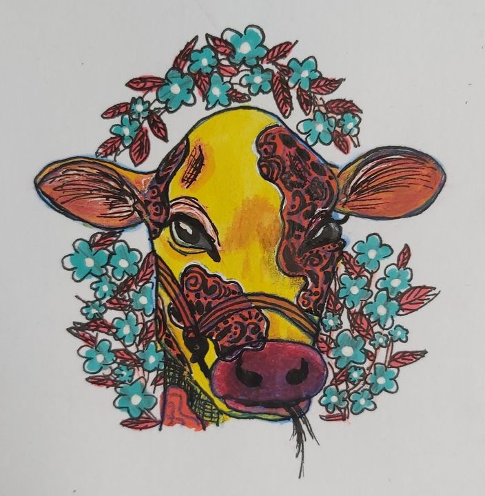 cow - powerpuff - Drawings & Illustration, Animals, Birds, & Fish ...