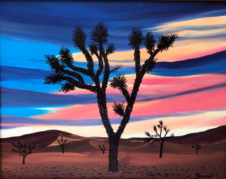 Joshua Trees - markrushart - Paintings & Prints, Landscapes & Nature ...