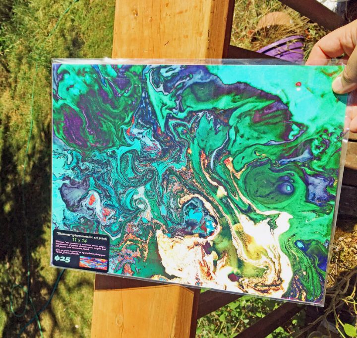 Shimmer 11 x 14 - Chromatic Verse - Paintings & Prints, Abstract, Color ...