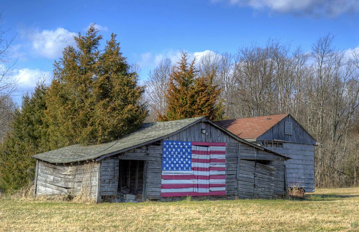 Patriotic Shed - Sean Toler Photo - Photography, Buildings ...