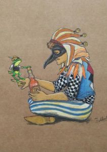 Broken Native Albert Ink zou - Drawings & Illustration, Paintings & Prints