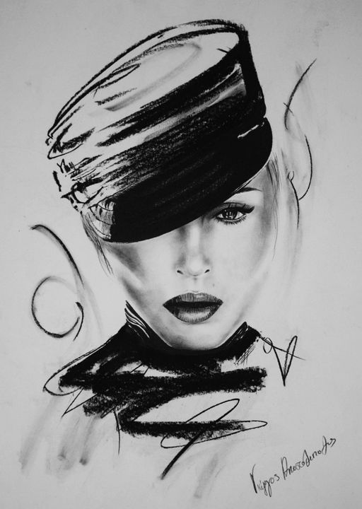 Madonna - George Apostolopoulos - Paintings & Prints, People & Figures ...