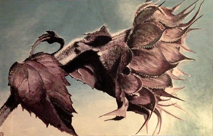 Withering Sunflower - Brandonorbanoskyart.com - Paintings & Prints ...