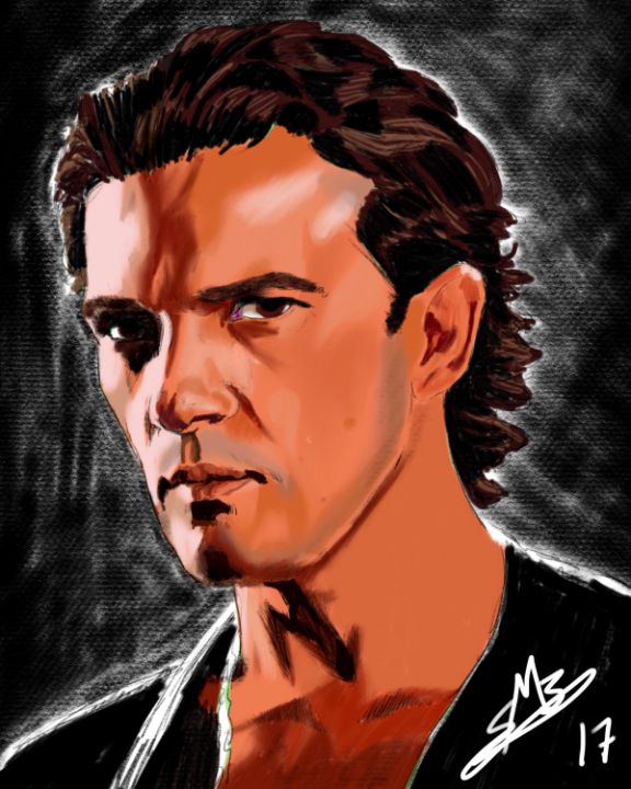 Antonio Banderas - Art of Stephen Baker - Digital Art & AI, People ...