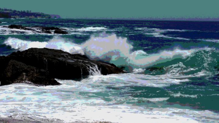 CRASHING WAVES - James Shepard Arts - Paintings & Prints, Landscapes ...
